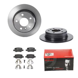Brembo Bremsensatz-Hinterachse COATED DISC LINE / STANDARD IJDTIDJIP8 Bremsensatz, Scheibenbremse hinten rechts links voll 258mm f&uuml;r MERCEDES-BENZ A16
