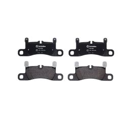 Brembo Bremsbelagsatz, Scheibenbremse hinten rechts links mit Ausgleichsgewichten f&uuml;r SKODA VW SEAT AUDI PORSCHE 95835193950 958698451B 9588698451B P
