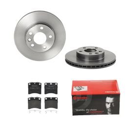 Brembo Bremsensatz-Vorderachse COATED DISC LINE / STANDARD Bremsensatz, Scheibenbremse vorne rechts links innenbel&uuml;ftet 280mm f&uuml;r SKODA VW SEAT AUDI 7