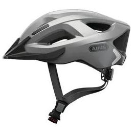 Fahrradhelm Abus "ADURO 2.0" Gr. L, silber (glare silber), Helme, L Kopfumfang: 58cm - 62cm