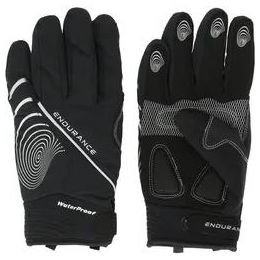 Fahrradhandschuhe Endurance "Amiens", Gr. XL, schwarz, 70% Polyester, 10% Nylon, 10% Elasthan, 10% Polyurethan, unifarben, Handschuhe, mit reflektierenden Elementen