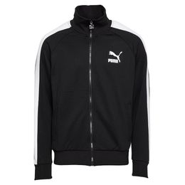 Puma Zip-Up Hoodie 'Iconic T7' male Black size XS