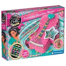 Kreativset Clementoni "Crazy Chic, Freundschafts-Armbänder", bunt, Kreativsets, Kinder, Kunststoff, Made in Europe