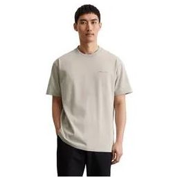 Marc O'Polo T-Shirt MARC O'POLO "mit Rückenprint", Herren, Gr. 3XL, grau (dapple gray), Obermaterial: 100% Baumwolle, unifarben, Basic, relaxed fit, Rundhals, Shirts