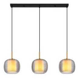 Globo LIGHTING Hängeleuchte "LAMPIGNA", schwarz, 1 Stk., Leuchten, Hängelampe/Pendelleuchte/Esszimmer/Wohnzimmer/Esstisch