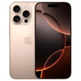 Apple Smartphone "iPhone 16 Pro", Energieeffizienz: B (A-G), gold (titan wüstensand), 1000 GB, Mobiltelefone, Topseller