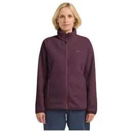 Fleecejacke Jack Wolfskin "Moonrise", Damen, Gr. L, amaranth, Obermaterial: 100% Polyester, normal, Jacken, Atmungsaktiv, leicht, Übergangsjacke