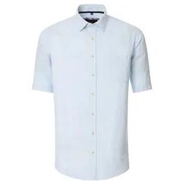 Leinenhemd Casamoda "Casamoda Leinenhemd gestreift", Herren, Gr. L, Normalgrößen, blau, 50% Leinen, 50% Baumwolle, gestreift, lässig geschnitten, Hemden