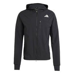 adidas Performance Trainingsjacke 'Adizero' Herren Gr&ouml;&szlig;e XL schwarz / wei&szlig;