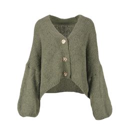 Seasons Of April Oversized Cardigan 'Jojo' female Green size One Size
