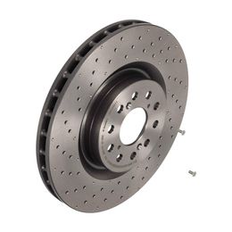 Brembo Bremsscheibe COATED DISC LINE vorne rechts links Gelocht/innenbel. 350mm f&uuml;r HONDA 45251TV8E02 09.C338.11
