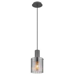 Globo LIGHTING Hängeleuchte "TULIVAR", grau dunkel, 1 Stk., Leuchten, Hängelampe/Pendelleuchte/Esszimmer/Wohnzimmer/Esstisch