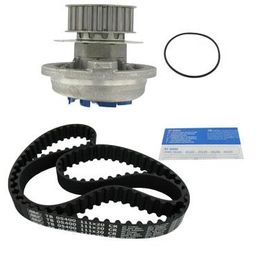 SKF Wasserpumpe + Zahnriemensatz mit Dichtungen f&uuml;r DAEWOO VAUXHALL OPEL 90410014 R1160018 90272361 VKMC 05401