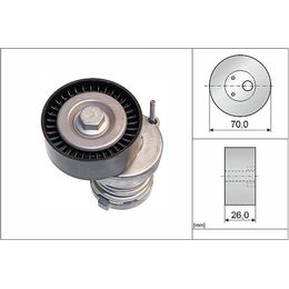 INA Riemenspanner, Keilrippenriemen 70mm f&uuml;r SKODA VW SEAT (SVW) AUDI 030145299F 030145299C 534 0123 20