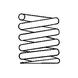 Sachs Fahrwerksfeder vorne rechts links &Oslash;13,35mm 109mm f&uuml;r MERCEDES-BENZ 2013212004 A2013212004 997 246