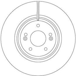 TRW Bremsscheibe vorne rechts links bel&uuml;ftet 330mm f&uuml;r KIA 51712-D4800 DF6958S