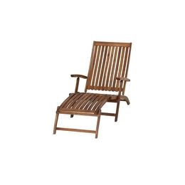 siena GARDEN Liegestuhl Paleros holzfarben Maße (cm): B: 60 H: 90 Outdoormöbel > Relax-Gartenmöbel > Gartenliegen » Garten und Möbel DE