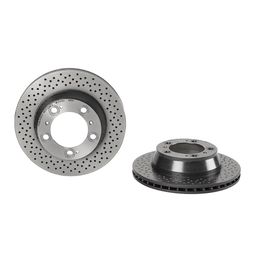 Brembo Bremsscheibe COATED DISC LINE hinten rechts links Gelocht/innenbel. 299mm f&uuml;r PORSCHE 99635240105 99635240104 99635240103 09.6665.11