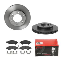 Brembo Bremsensatz-Vorderachse COATED DISC LINE / STANDARD Bremsensatz, Scheibenbremse vorne rechts links innenbel&uuml;ftet 302mm f&uuml;r FORD AUSTRALIA USA M