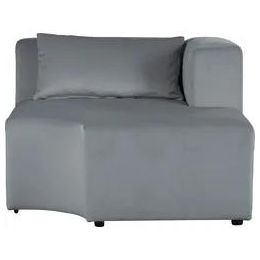Ottomane LEONIQUE "Alexane", grau, B:97cm H:70cm T:118cm, Sofas, Modul zum eigenen Zusammenstellen; viele Bezugsqualitäten und Farben