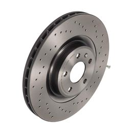 Brembo Bremsscheibe XTRA LINE vorne rechts links Gelocht/innenbel. 345mm f&uuml;r AUDI 8K0615301M 8K0615301K 8K0615301E 09.B039.1X