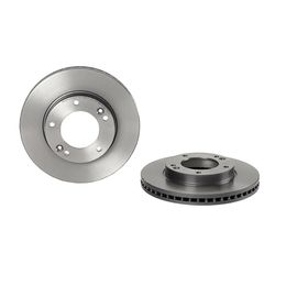 Brembo Bremsscheibe COATED DISC LINE vorne rechts links innenbel&uuml;ftet 302mm f&uuml;r KIA 517123E500 09.B613.11