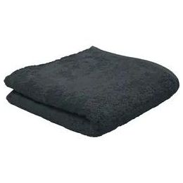 Handtücher Ross "Vita", grau (schiefer), B:50cm L:100cm, Frottier, Obermaterial: 100% Baumwolle, Handtücher, Bestickung Ross-Emblem