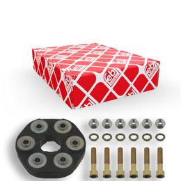 febi bilstein Gelenk, L&auml;ngswelle ProKit mit Muttern 129mm f&uuml;r MERCEDES-BENZ SSANGYONG 1244110615S1 1244100215 A1244110615S1 03909