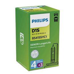 Philips D1S Xenon Longerlife 35W (1 Stk.) Glühlampe, Fernscheinwerfer,Glühlampe, Hauptscheinwerfer,Glühlampe 85V für SKODA VW PEUGEOT SEAT AUDI TOYOTA