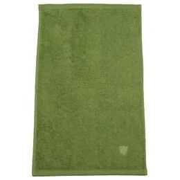 Gästehandtücher Ross "Vita", grün (kiwi), B:30cm L:50cm, Frottier, Obermaterial: 100% Baumwolle, Handtücher, Bestickung Ross-Emblem