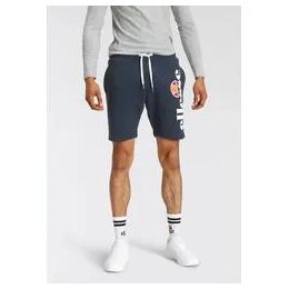 Sweatshorts Ellesse "BOSSINI FLEECE SHORT", Herren, Gr. M, N-Gr, blau (marine), Obermaterial: 80% Baumwolle, 20% Polyester, Basic schmal kurz, Hosen