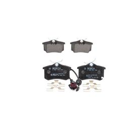 Bosch Bremsensatz, Scheibenbremse Universal hinten rechts links voll 249mm für VW SEAT PEUGEOT CITROËN 4246Z9 424934 6Q0698451B IJF1413HM0
