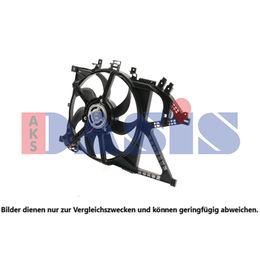 AKS DASIS L&uuml;fter, Motork&uuml;hlung &Oslash;385mm 385mm f&uuml;r OPEL 9158007 24445185 1314443 158021N