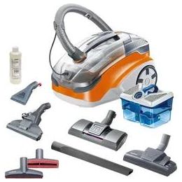 Thomas Wasch-Sauger "AQUA+ PET & FAMILY", orange (orange, grau), B:31,8cm H:30,6cm T:48,6cm, Mehrzwecksauger, ECO-Stufe