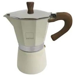Espressokocher GNALI & ZANI "Venezia", beige (cremefarben), 3, Kaffeemaschinen, Induktion, cremefarben