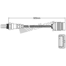 VEGAZ Lambdasonde rechts f&uuml;r VW 078906265AA 078906265T ULS-751