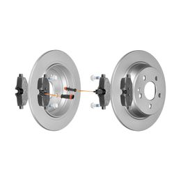 F.BECKER_LINE Bremsensatz, Scheibenbremse hinten rechts links voll 296mm f&uuml;r MERCEDES-BENZ (FJDA) A0064204420 A0014211010 A6394230112 13810061