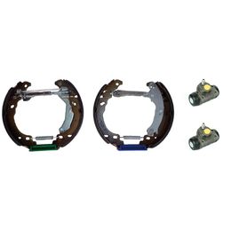 Brembo Bremsbackensatz KIT & FIT hinten rechts links vormontiert f&uuml;r FIAT 77362615 77365085 K 23 065