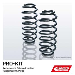 Eibach Fahrwerksatz, Federn Pro-Kit vorne rechts links Satz mit 2 und Anbauteile f&uuml;r weitere Achse BMW E10-20-038-03-20