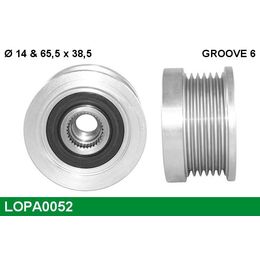 Lucas Generatorfreilauf 65,5mm f&uuml;r HYUNDAI 37322-27501 37322-27500 LOPA0052