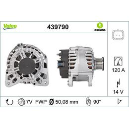 Valeo Generator NEW ORIGINAL PART 14V 120A für RENAULT DACIA NISSAN 231000803R 231000091R 231000861R 439790