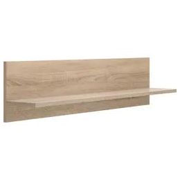 Wandboard KOCHSTATION "KS-Mali", braun (eichefarben), B:100cm, Regale, Wandboard, Breite 100 cm