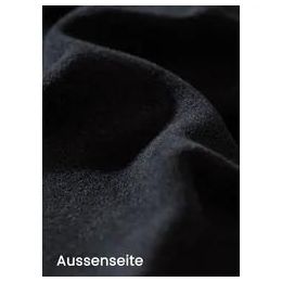 Jerseyhose TRIGEMA "TRIGEMA Fleece Freizeithose", Damen, Gr. L, US-Größen, schwarz, 100% Polyester, Hosen