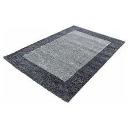 Hochflor-Teppich Ayyildiz TEPPICHE "Life Shaggy 1503" Gr. 8, grau, B:300cm H:30mm L:400cm, Kunstfaser, Teppiche, als L&auml;ufer und in rund erh&auml;ltlich, Shaggy, Langflor, Wohnzimmer