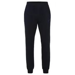 Sweathose Ahorn Sportswear, Herren, Gr. 7XL, EURO-Größen, schwarz, 100% Baumwolle, unifarben, lang, Hosen, mit kleiner Logo-Stickerei