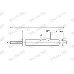 Monroe Stoßdämpfer hinten rechts links Dämpfkraft elektronisch verstellbar für BMW 37126854210 37126850270 37126797906 C1531S