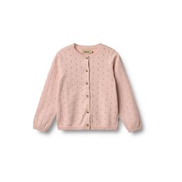 Wheat Strickjacke 'Maia' M&auml;dchen Gr&ouml;&szlig;e 140 rosa