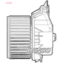 DENSO Innenraumgebl&auml;se 12V f&uuml;r OPEL 1845152 1845114 DEA20012