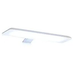 LED Spiegelleuchte SAPHIR "Quickset LED-Aufsatzleuchte f&uuml;r Spiegel o. Spiegelschrank in Wei&szlig;", wei&szlig;, B:30cm H:5,4cm T:10,7cm, Leuchten, LED Badleuchte Spiegelleuchte, Badlampe 30 cm breit, Lichtfarbe kaltwei&szlig;, Kunststoff, 435 LM, 230V