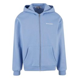 9N1M SENSE Sweatjacke Herren Größe L rauchblau / weiß